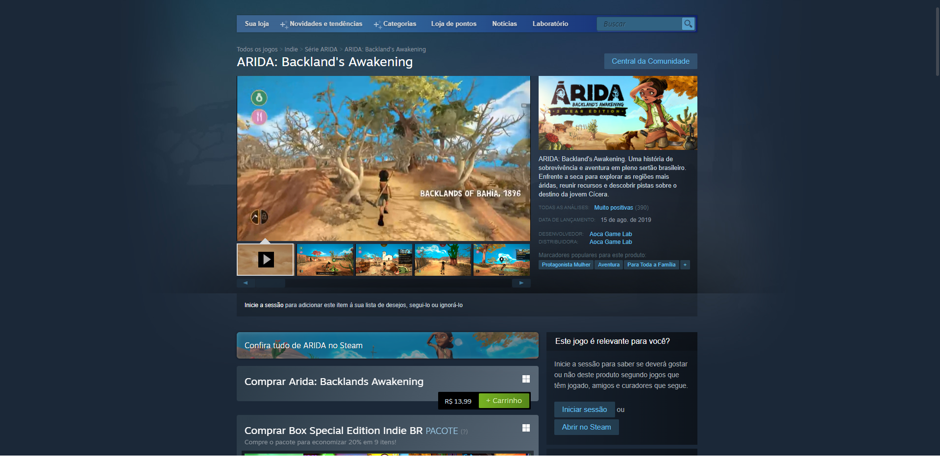 ÁRIDA, o Sertão brasileiro, e os games nacionais! - Nerd Speaking